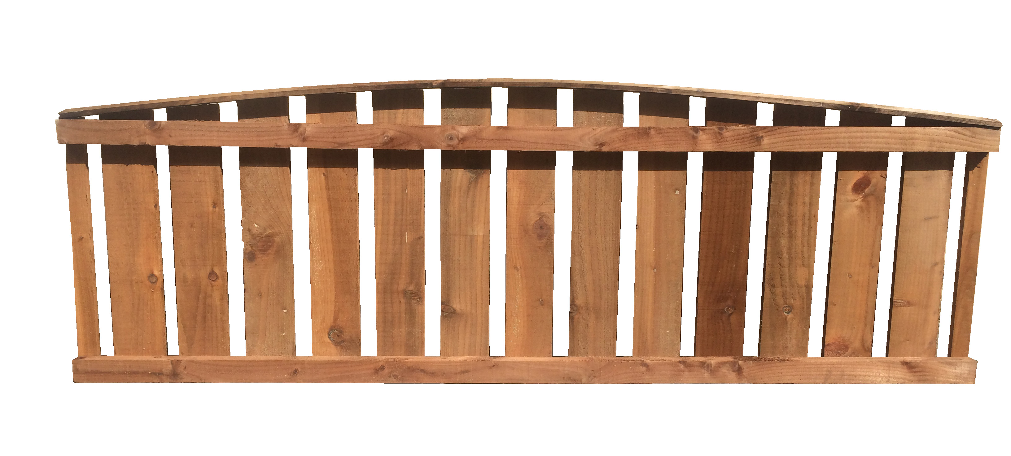 Pailing Panels Arched - Bridge Fencing Ltd.