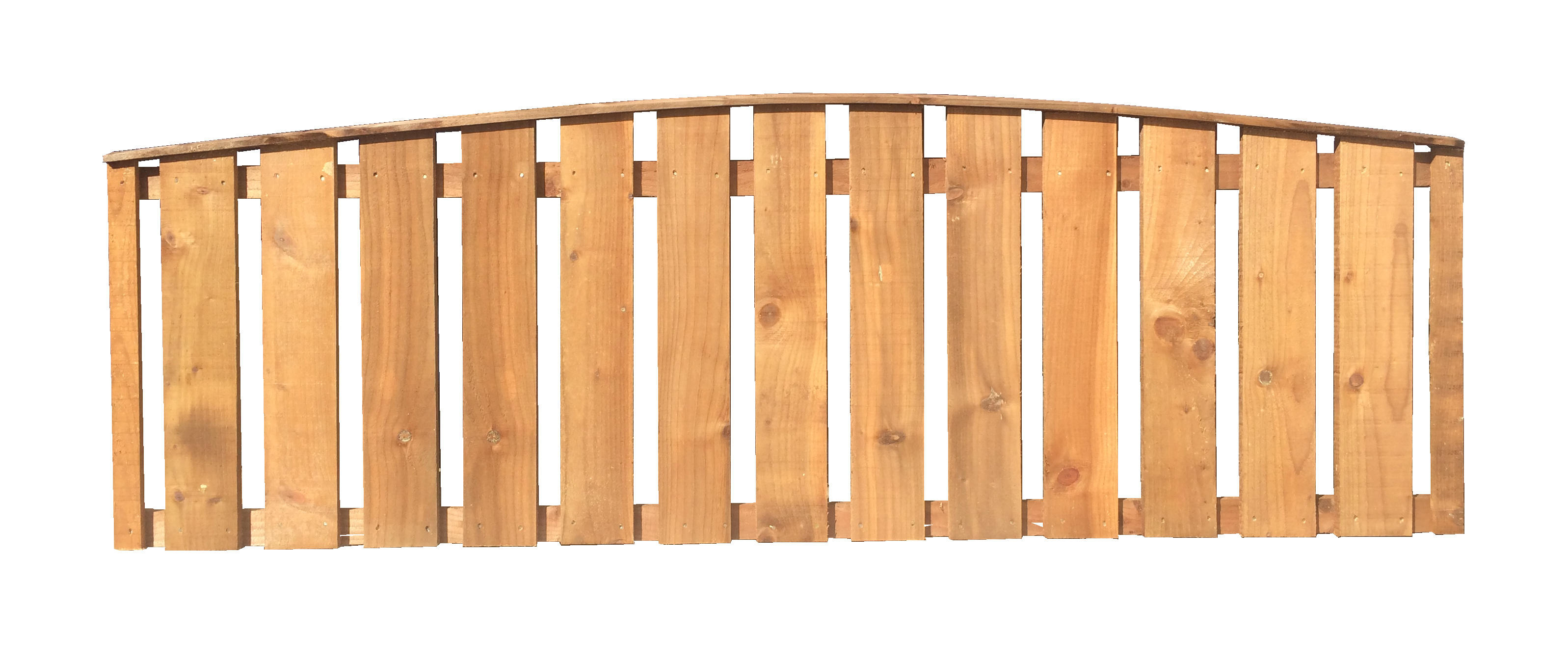 Pailing Panels Arched - Bridge Fencing Ltd.