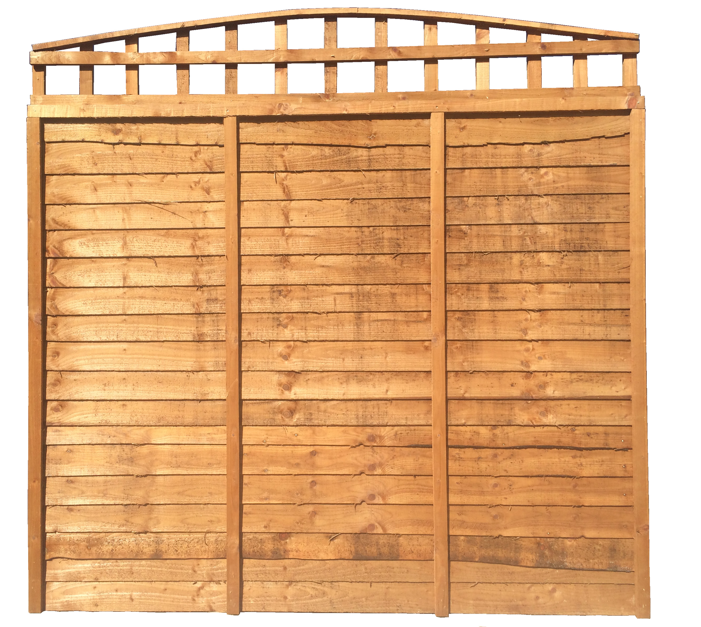 Arched Waney Trellis - Bridge Fencing Ltd.